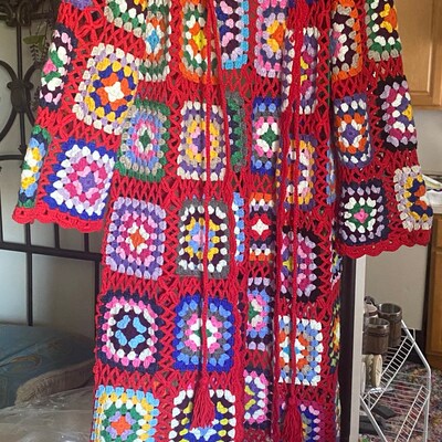 Smiley Face Crochet Squares Kit Finished Square Kit Crochet - Etsy