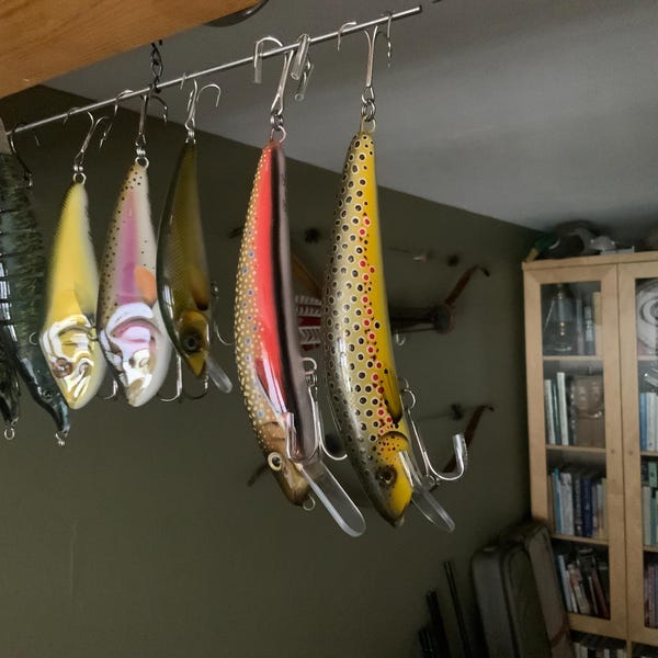 6-1/4" Wooden Lipless Fishing Lure for Musky and Pike - Etsy