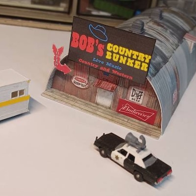 Pre-cut Cardstock Paper Model Buildings for N Scale Railway or - Etsy