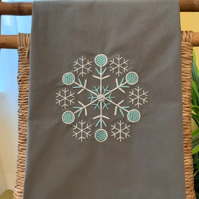Snowflake Digital Machine Embroidery Design Winter Design Embroidery ...