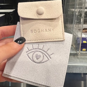 Buy 50 Personalized Logo Print Jewelry Pouch Snap Button Bags Custom ...