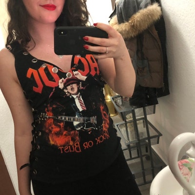 Megadeth Lace up Band T Shirt Dress Day Raven Clothing - Etsy