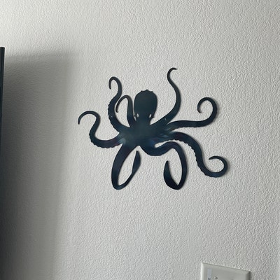 Custom Metal Octopus Wall Hanging Sign - Etsy