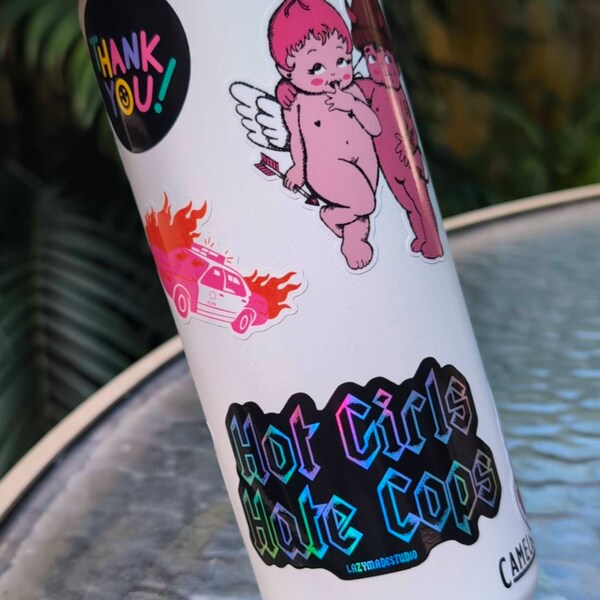 Neon Bones 8 X 10 Art Print | Graphic Pink Illustration | Punk Feminist ...