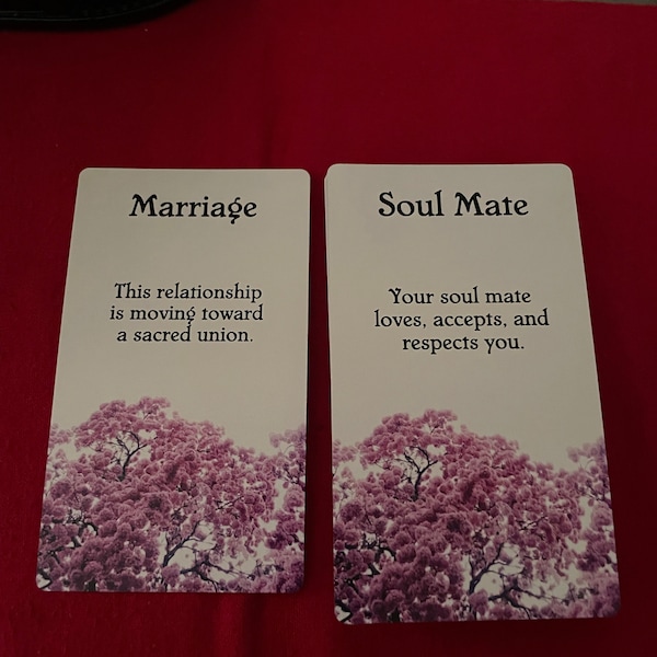 SAME DAY 3-card Messages of Love Oracle Card Self-interpreted Mini ...
