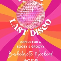 Disco Baby Shower Invitation Suite for Retro & Groovy 70s Baby Girl ...