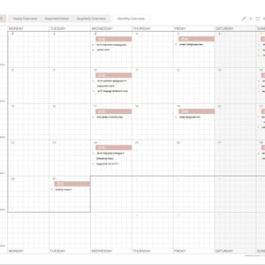 Project Planner A3, Project Timeline, Gantt Chart - Etsy