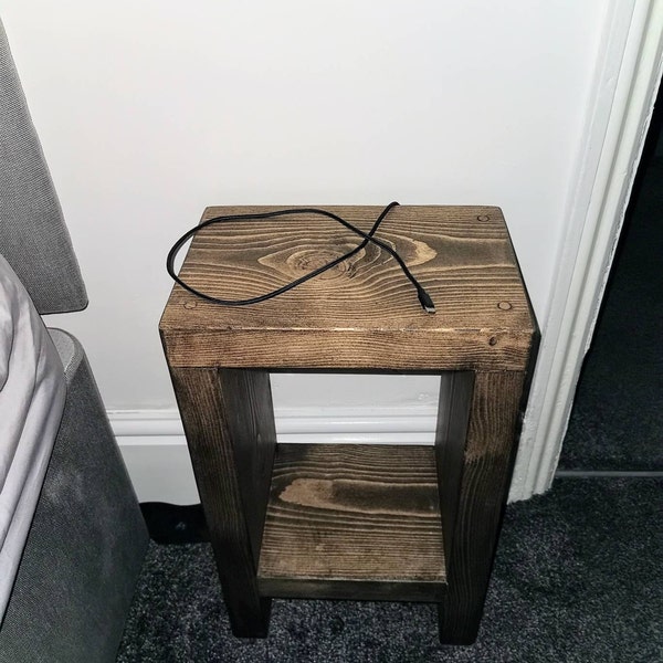 Rustic Wooden Milking Stool Side Table Bathroom Stool - Etsy UK