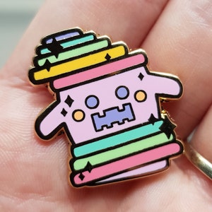 Non Binary Enby LGBTQIA Enamel Pin | Etsy