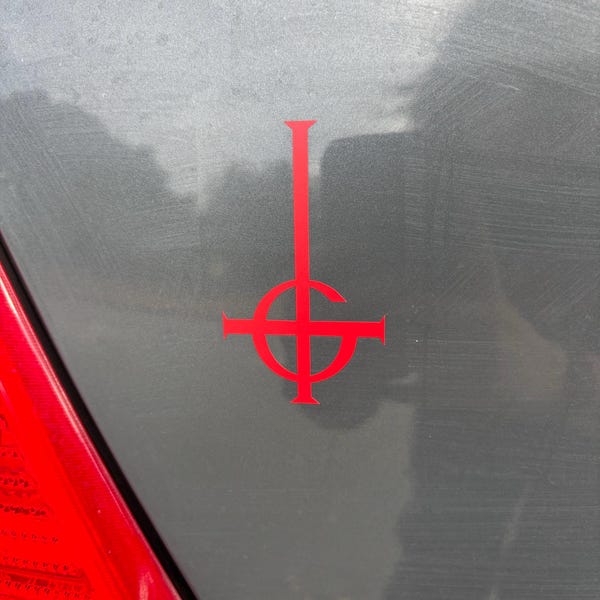 Ghost Band Logo Decal Sticker Ghost BC Nameless Ghoul - Etsy