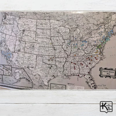United States State Flags Wall Map 36x24 2020 Census United States ...
