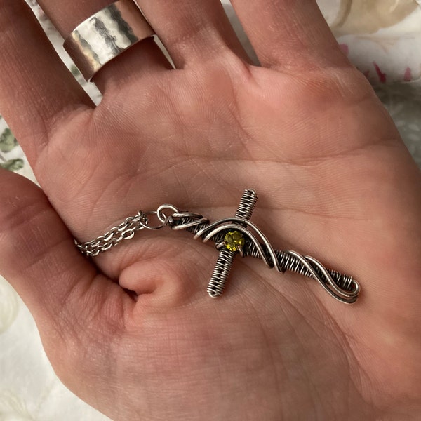 Moonstone Sterling Silver Wire Ring. Wire Wrapped Ring, Fantasy Ring ...