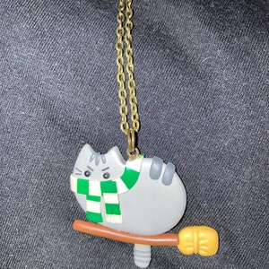 Grad Pusheen Necklace Graduate Gift Student Cat Jewelry - Etsy