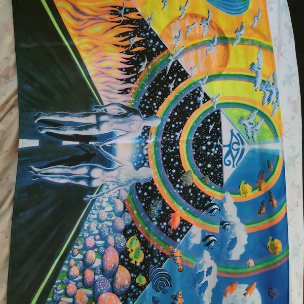 Dolphin Girl UV Black Light Fluorescent & Glow in the Dark ...