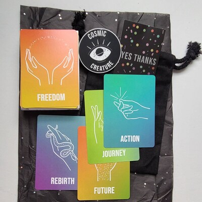 Greater Hand Oracle Cards a Tarot Companion Deck - Etsy