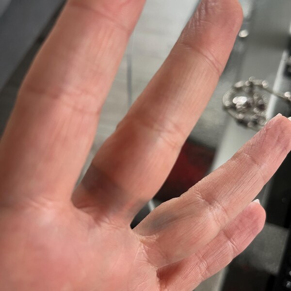 Motion Ring 2 Level 925 Sterling Silver Round Design Hypnosis Ring ...