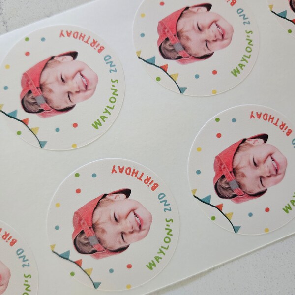 Kids Birthday Sticker｜personalized Birthday Sticker｜custom Kid Birthday ...