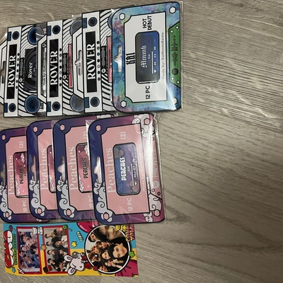 Kpop Groups Cassette Journal Stickers With Music Scan Code INDIVIDUAL ...