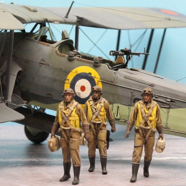 WWII RAF - the Few - Scramble! - 5 Figure Set - Etsy