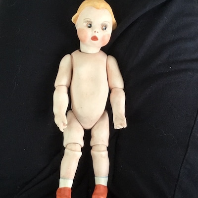 Antique Miniature Hertwig German Bisque Strung Arms & Legs - Etsy