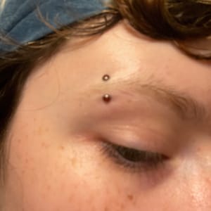 Agate Ball Eyebrow Rings /internally Threaded / Curved Barbell /G23 ...