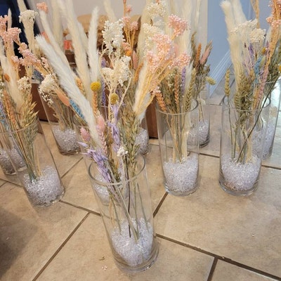 Bridal Bouquet Nightfall Wedding Bouquet Boho Dried Flower Bouquet ...