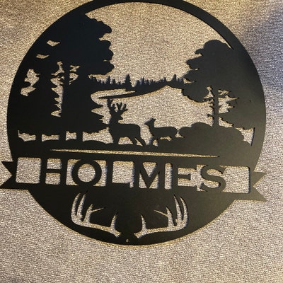 Custom Metal Hunting Sign - Etsy