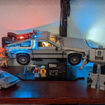 Acrylic Display Stand for Back to the Future Time Machine Set 10300 ...