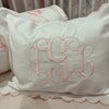 Personalized Scalloped Edge Sham Pillow and Insert - Etsy
