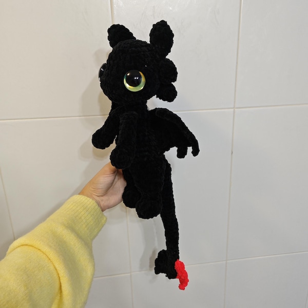 PLUSHIE Version - Nova the Fury Dragon PDF Crochet Pattern - Etsy
