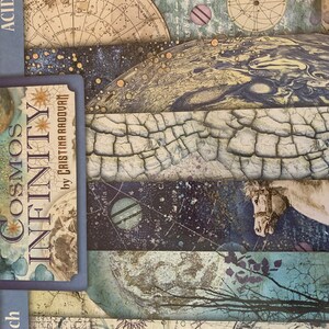 Stamperia Blue Dream 8 X 8 Paper Pad 10 Pc Double Side, Craft Supplies ...