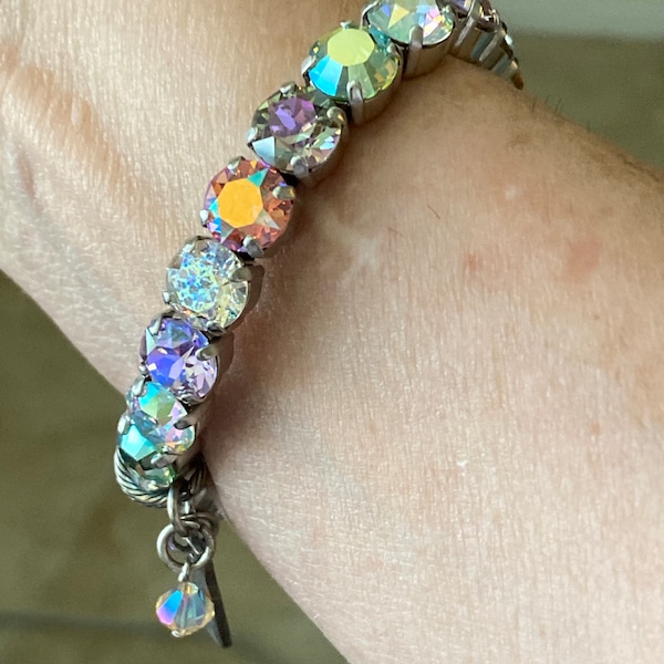 SUGAR KISSES 8mm KDS Stretch Bracelet Made With K.D.S. Premium Crystal ...