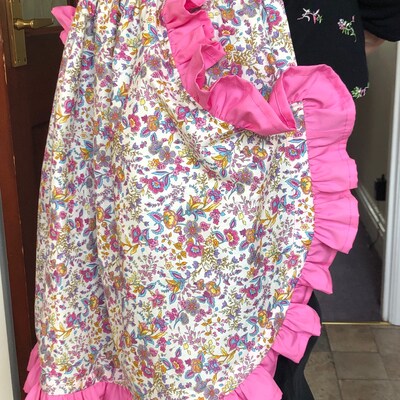 Cotton Fabric, Colorful Small Flower Print Cotton Pink, 100% Cotton ...