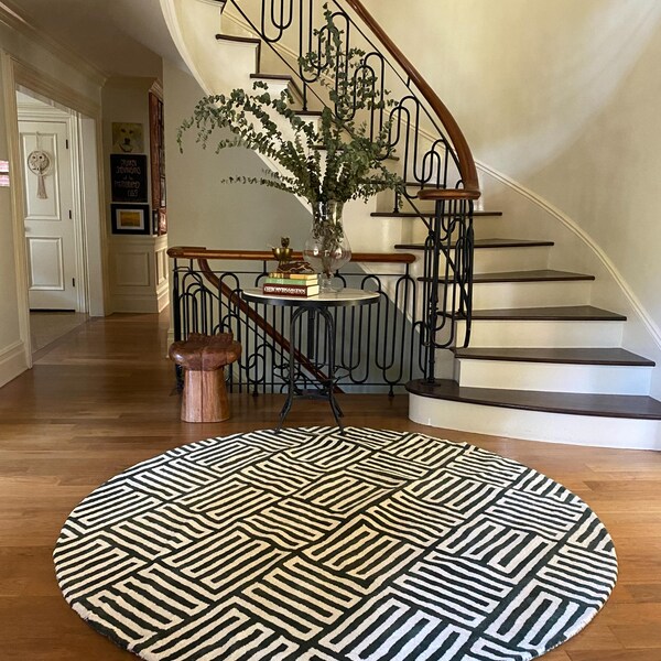 New Pink Leopard '5x8' '6x9' '8x10' Hand Tuft Handmade Wool Rug Cheetah ...