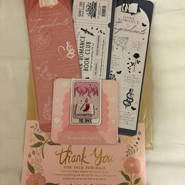 Bakery Bookmark | Bake a Book Boyfriend Recipe Bookmark | Bookish Gift ...