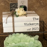 Adventure Quote Book Stack/ Book Lover Gift/ Library Decor/ - Etsy