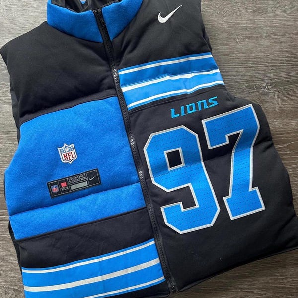 Custom Upcycled Sports Puffer Vest: Handmade From Your Jerseys, Tshirts ...