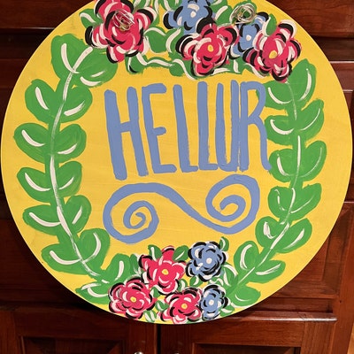 Ms Rachel Ms Rachel Door Sign Hello Door Sign Ms Rachel - Etsy