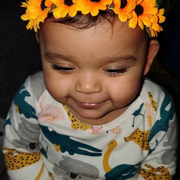Birthday Sunflowers Crown , Birthday Custom Crown, Birthday Girl Crown ...