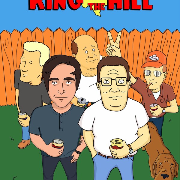 Custom Cartoon Commission Art - Personalized Birthday Gift - Cartoon ...