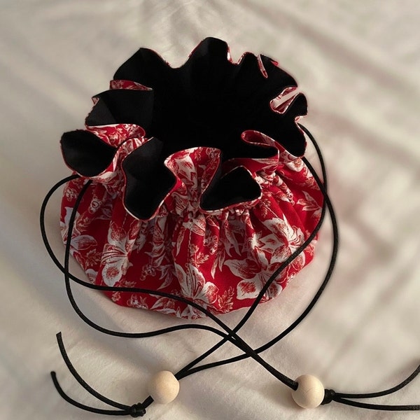 Travel Jewelry Pouch With Drawstring and Pockets - Etsy