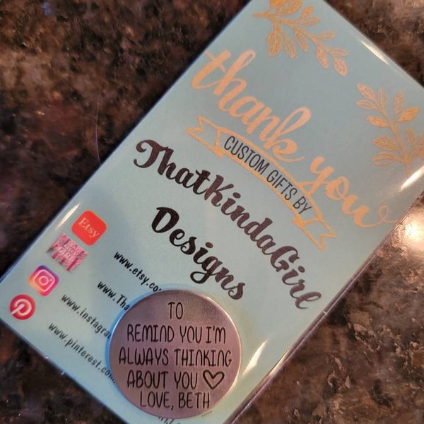 Deployment Coin, Military Deployment Gift, Gift for Deployment ...