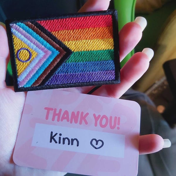 ADHD Pride Flag Embroidered Patch | Neurodivergence, Neurodiversity ...