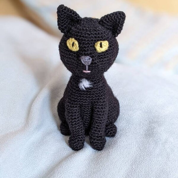 Crochet Cat Pattern, Cat Amigurumi Pattern, Crochet Cream Cat Pattern ...