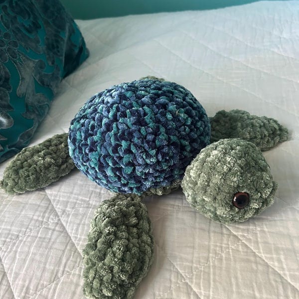Fred the Sea Turtle | Crochet Pattern | PDF Download | Includes Follow ...