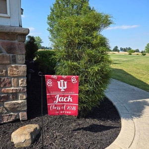 Custom College Bound Yard Flag, Custom College Sign, College Garden ...