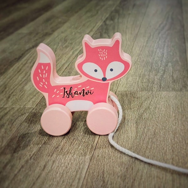 Personalised Wooden Farmyard Tractor - Etsy