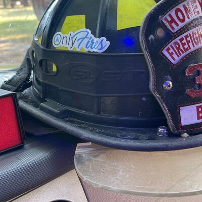 Only Fires Sticker 3 X 1 Made by Texas Firefighters HIGH QUALITY Free ...