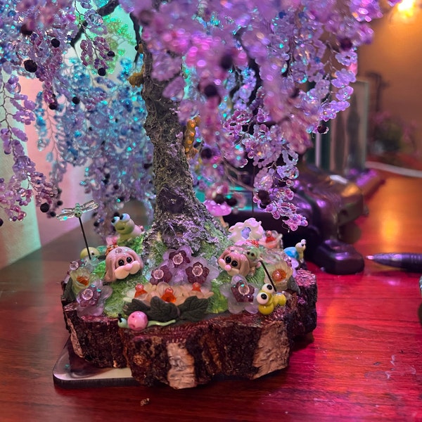 Bellflower-medium Dark Pink Glass Lampwork Earrings - Etsy