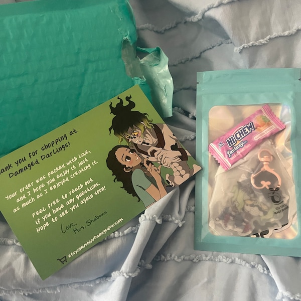 Gyutaro Acrylic Holographic Keychain - Etsy